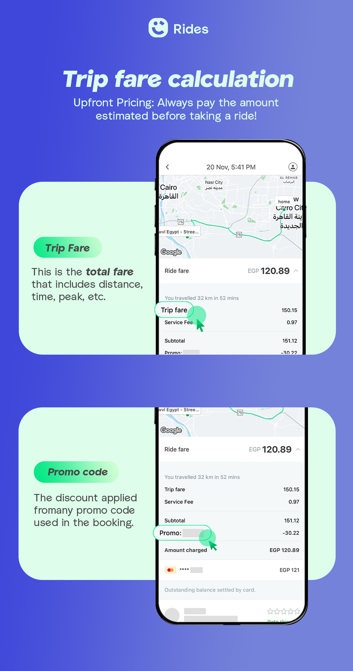Trip fare calculation – Careem