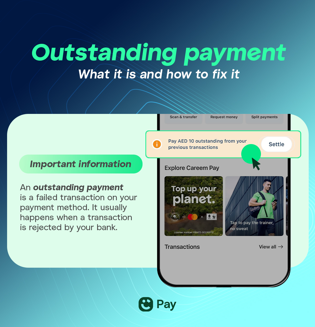 What is an outstanding payment? – Careem