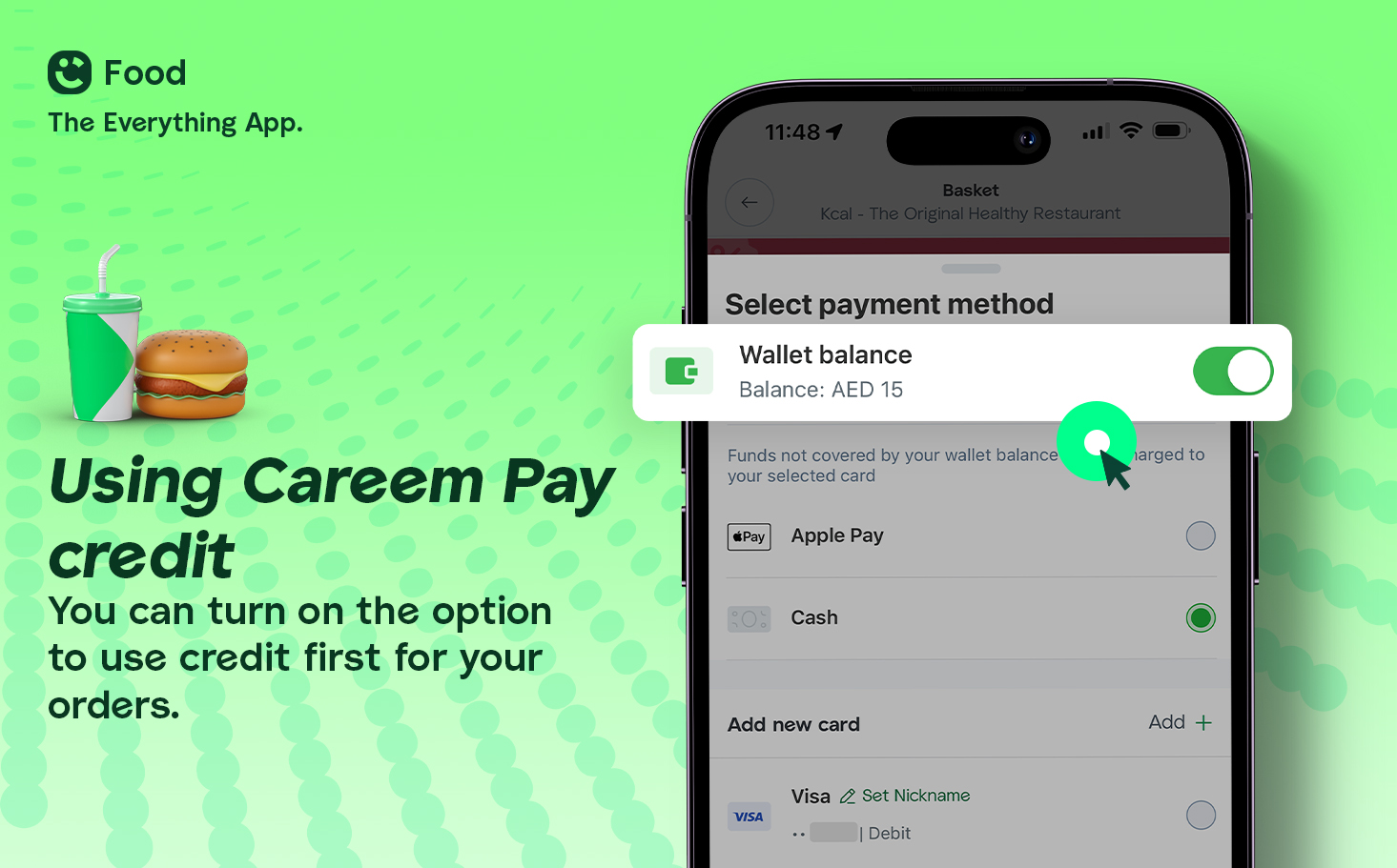 Using Careem Pay credit – Careem
